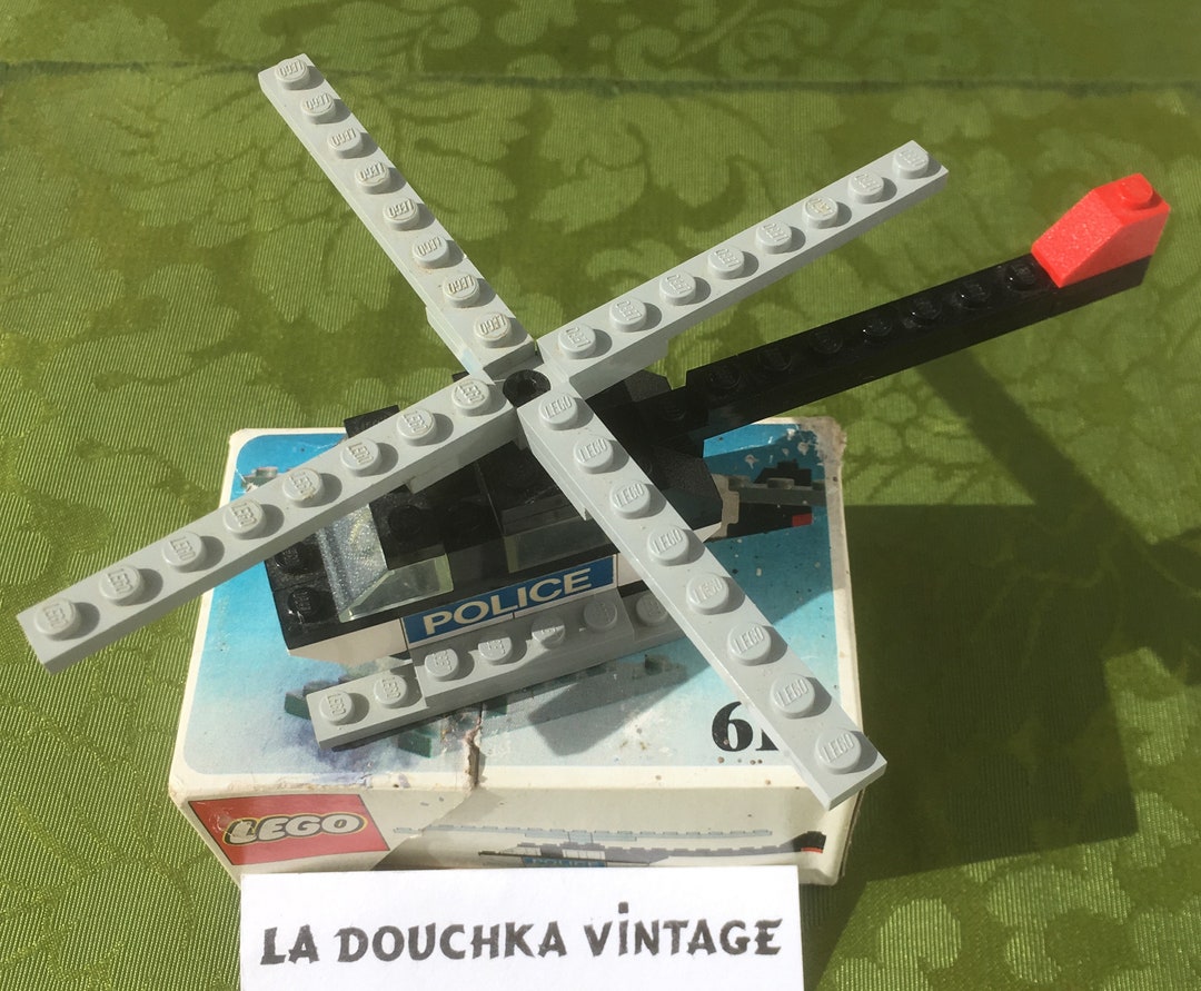 LEGO 1970s POLICE HELICOPTER Jouet 618 Fabriqué au Danemark Daté 1977 ...