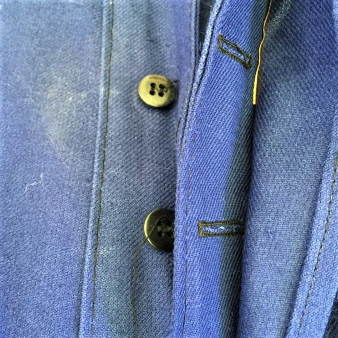 French 1960s Vintage Men Chore Factory Union Workwear Work Pants - High ...