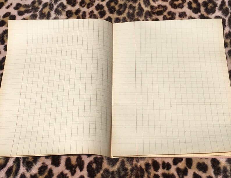 French Art Deco 1920s School Student Paper NOTEBOOK / EXERCISE BOOK ...
