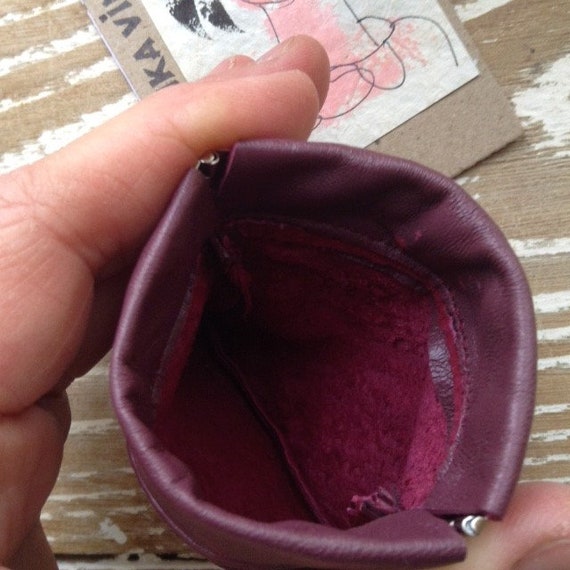 French Woman Vintage Squeeze Pocket Coin Wallet Purse… - Gem