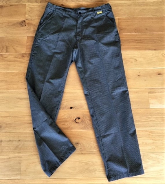 French 1970s Vintage Men Chore Factory Union Workwear… - Gem