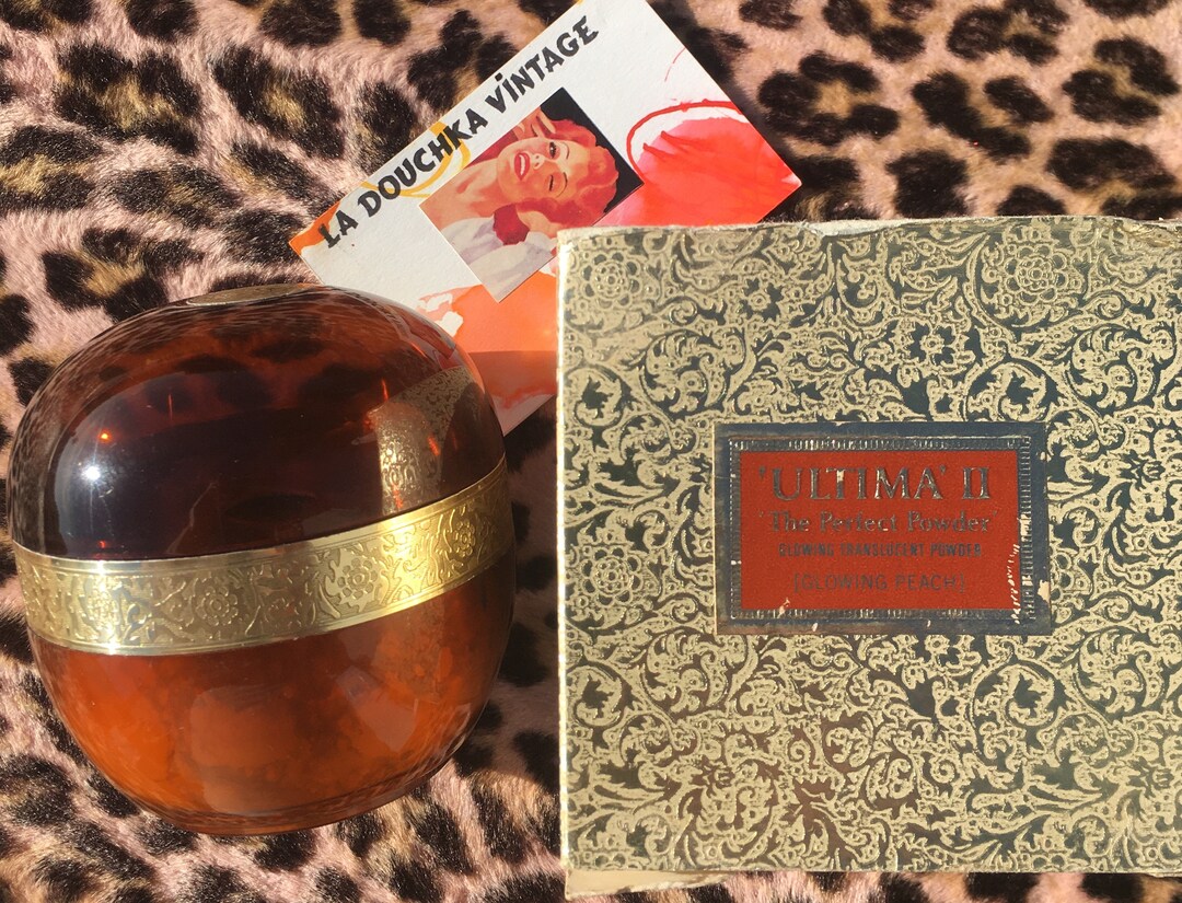 REVLON ULTIMA II 1960s Women Peach Makeup Powder ~ New/old Stock ...