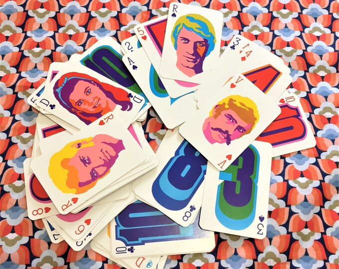French 1960s Atlanta SLC Stemm Cards Game - Groovy Cards & Famous Pop ...