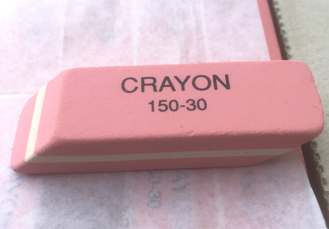 Ulmann French 1970s PENCIL RUBBER ERASERS ~ Lot of 30 Identical Erasers ...