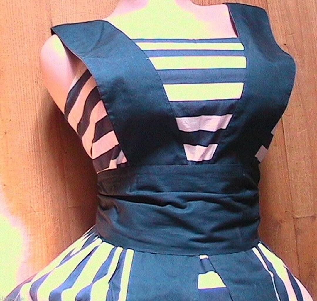 GUY LAROCHE Paris 1980s SUNDRESS ~ 1950s Style : Sailor / Marine / Navy ...