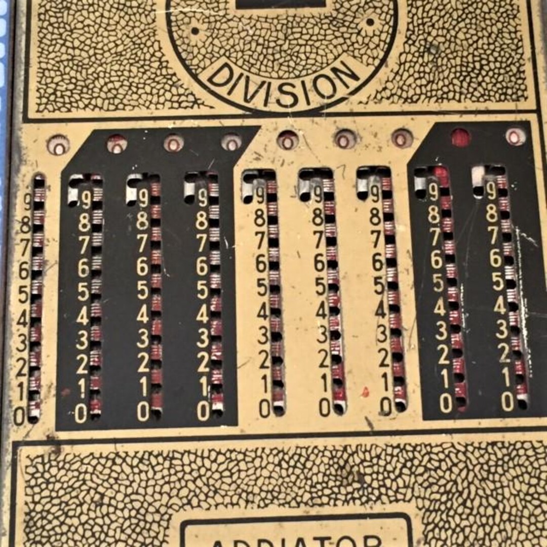 Addiator 1930s Vtg Manual Calculator Machine Front for Addition ...