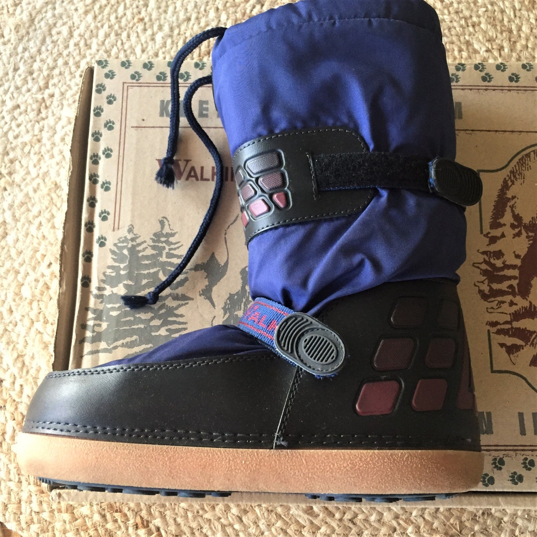 French 1980s Unisex Men Women Vintage Winter After Ski Snow Boots ...