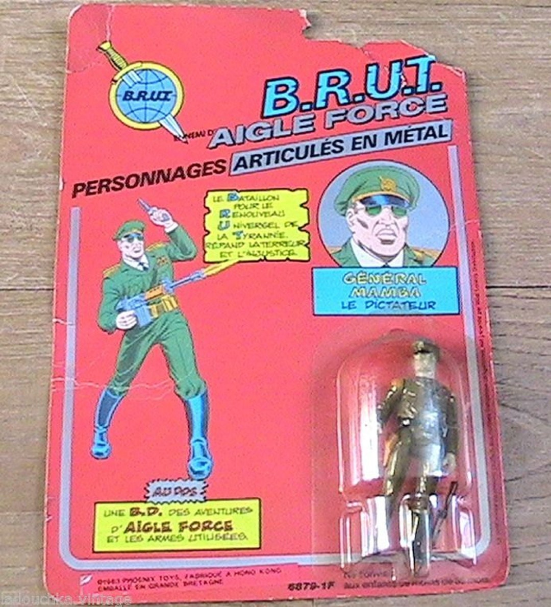 Eagle Force General Mamba 1980s Die Cast Metal ACTION FIGURE TOY ~ the ...