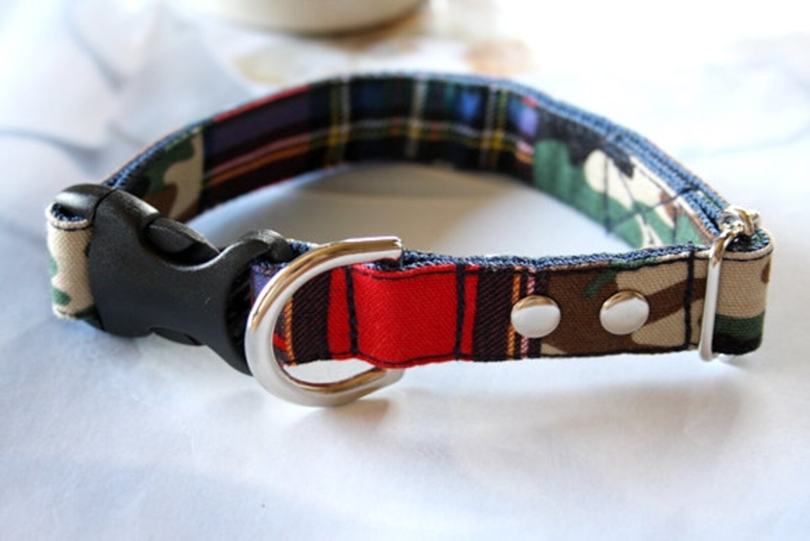 Tartan Plaid Camo Dog Collar - Etsy