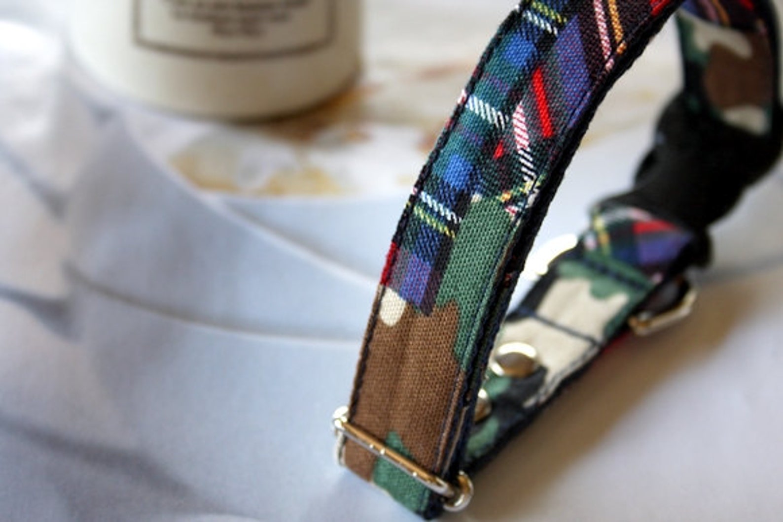 Tartan Plaid Camo Dog Collar - Etsy