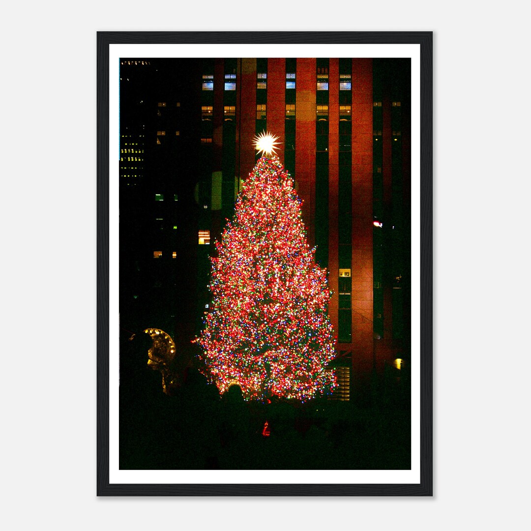 Rockefeller Christmas Tree Photography Print: NYC, Film Photography ...