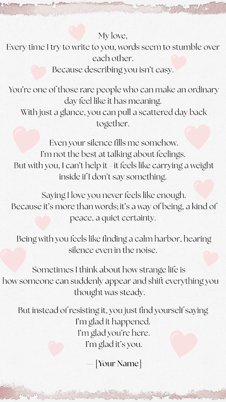 Animated Love Letter | Personalized Digital Romantic Message ...