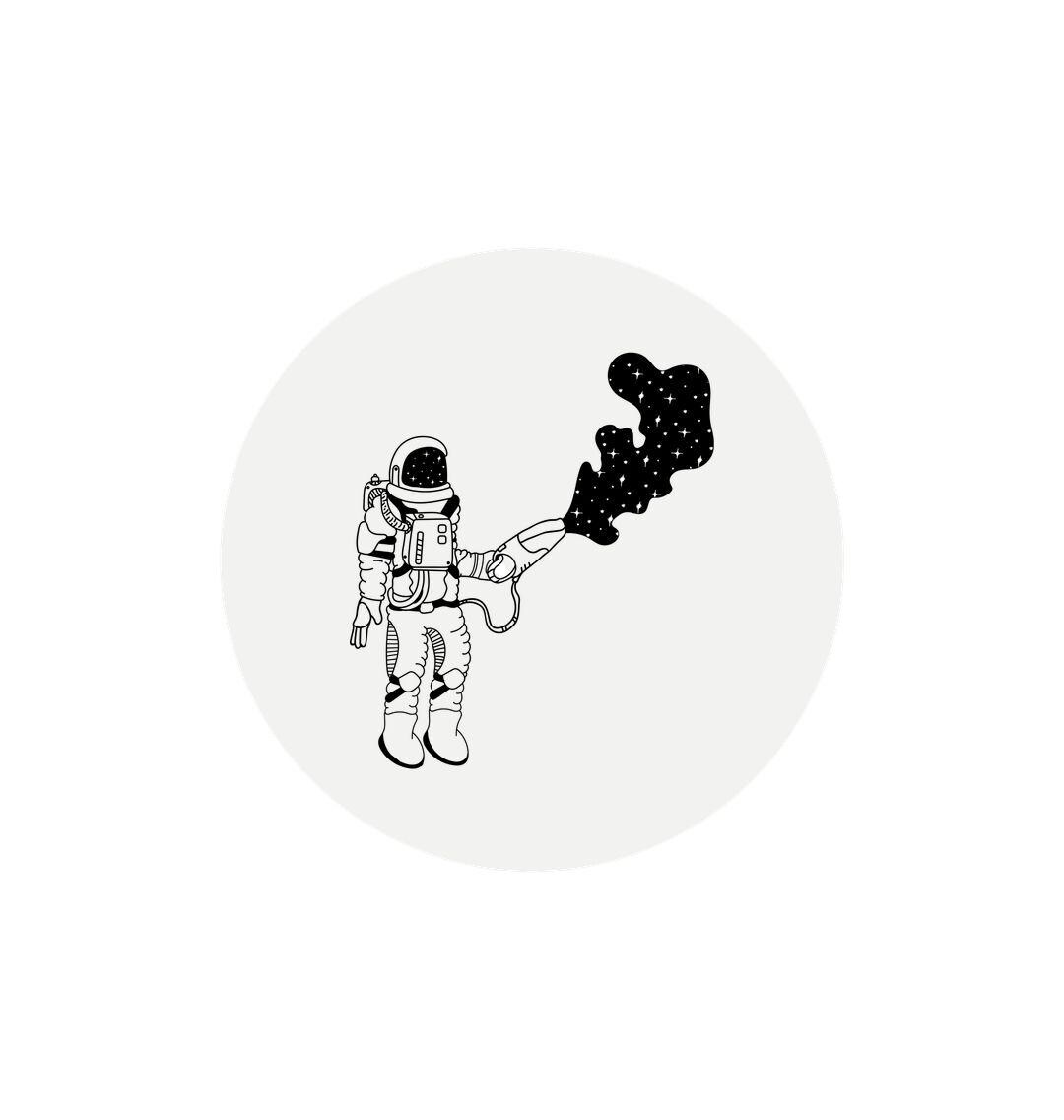Cosmic Cleaner | Eco-friendly Space Stickers | Sustainable Astronomy ...