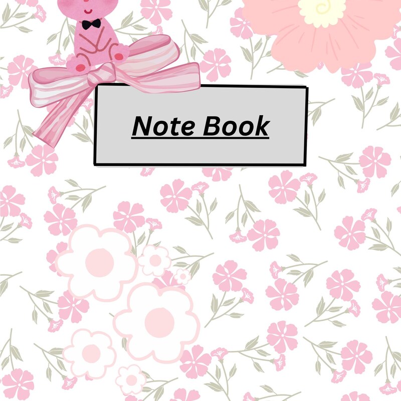 Aesthetic Pink Notebook - Etsy