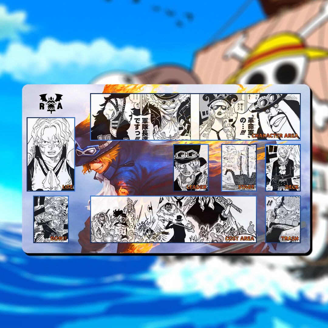 Sabo Playmat - Boardgame OP TCG 24"x14" Inches (600 X 350x2mm ...