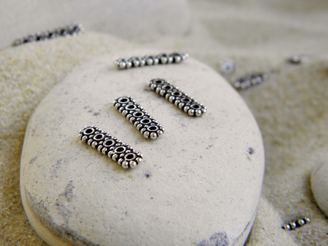 Sterling Silver 5 Hole Daisy Separator / Splitter 1 Piece | Etsy