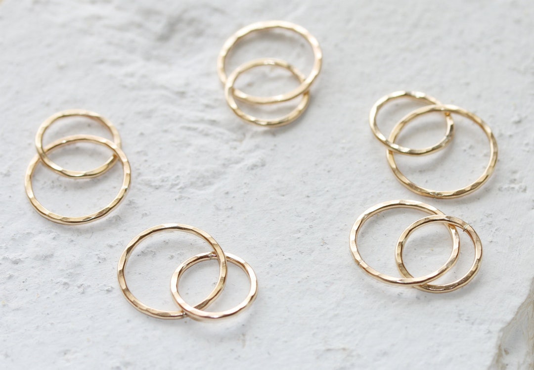 Mother & Daughter Infinity Links | Gold Filled Linked Circle Pendant ...