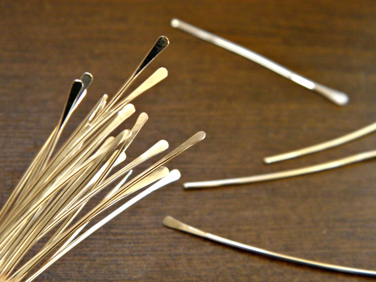 Sterling Silver Paddle Head Pins Pack of 20 - Etsy
