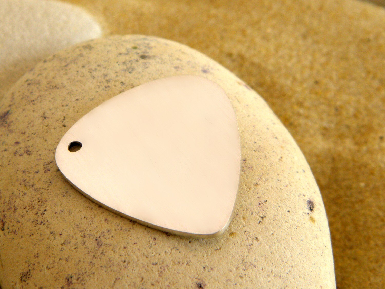 Blank Guitar Plectrum Pick Sterling Silver Gold Filled | Etsy