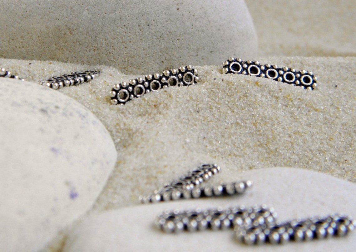 Sterling Silver 5 Hole Daisy Separator / Splitter 1 Piece | Etsy