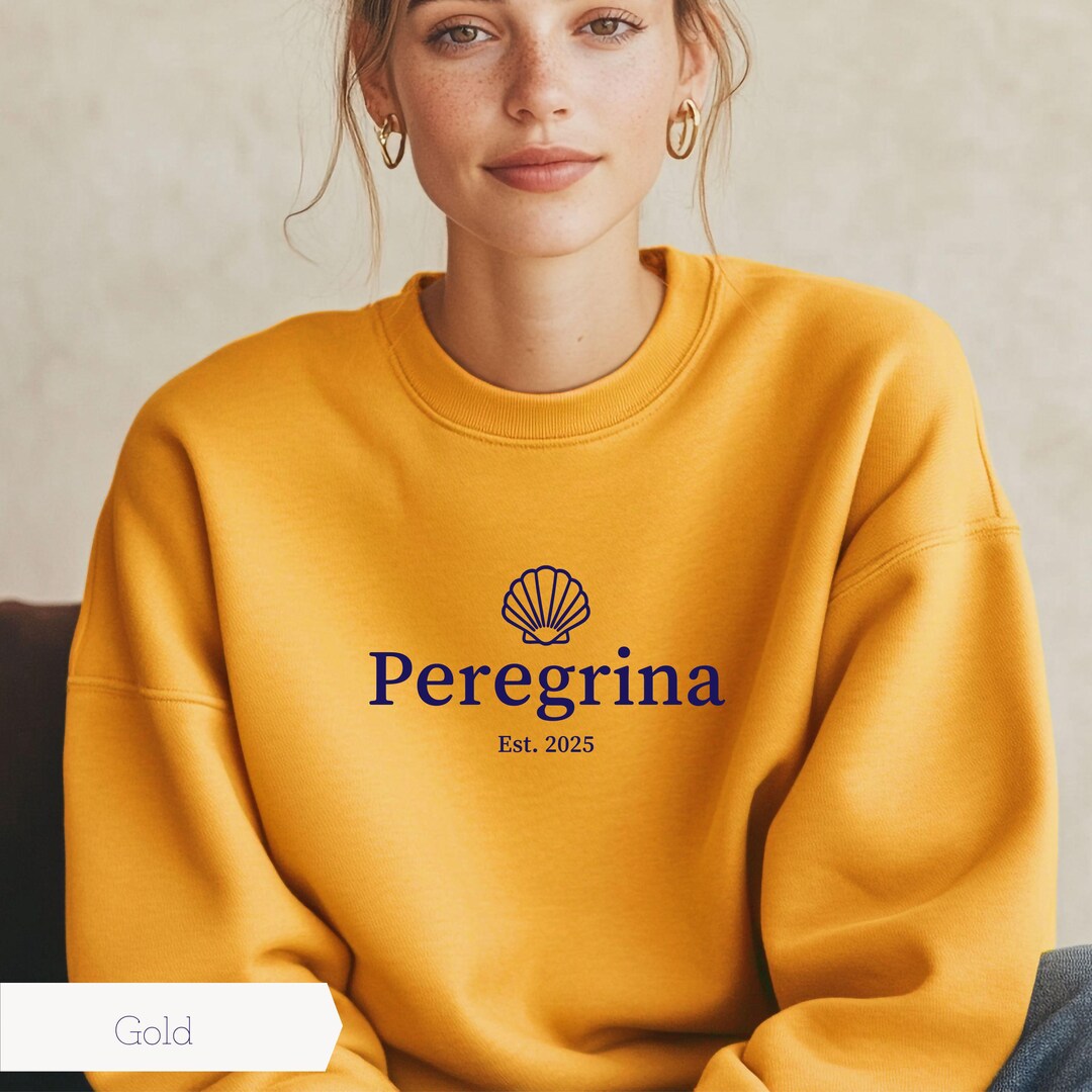 Camino De Santiago Sweatshirt Peregrino Peregrina Personalized Year ...
