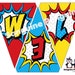 Superhero-themed "welcome Baby" Printable Banner - Etsy