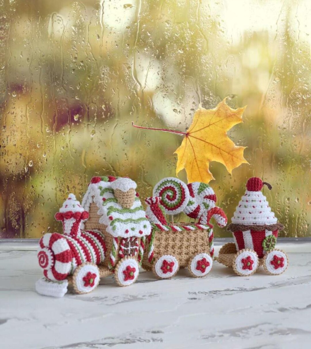 Gingerbread Train Crochet Pattern | Christmas Amigurumi PDF | Holiday ...
