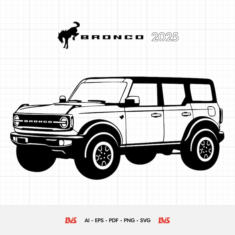 Ford Bronco Svg - Etsy