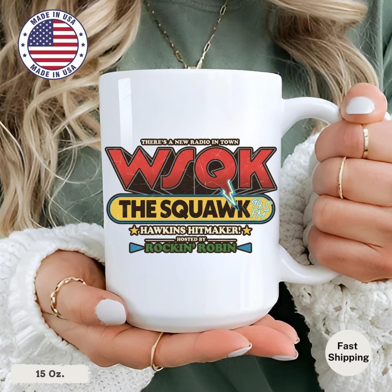 WSQK the Squawk 94.5 FM Coffee Mug,funny Mugs - Etsy