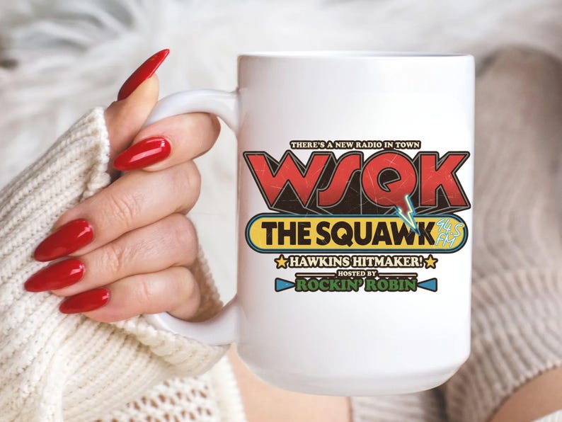 WSQK the Squawk 94.5 FM Coffee Mug,funny Mugs - Etsy