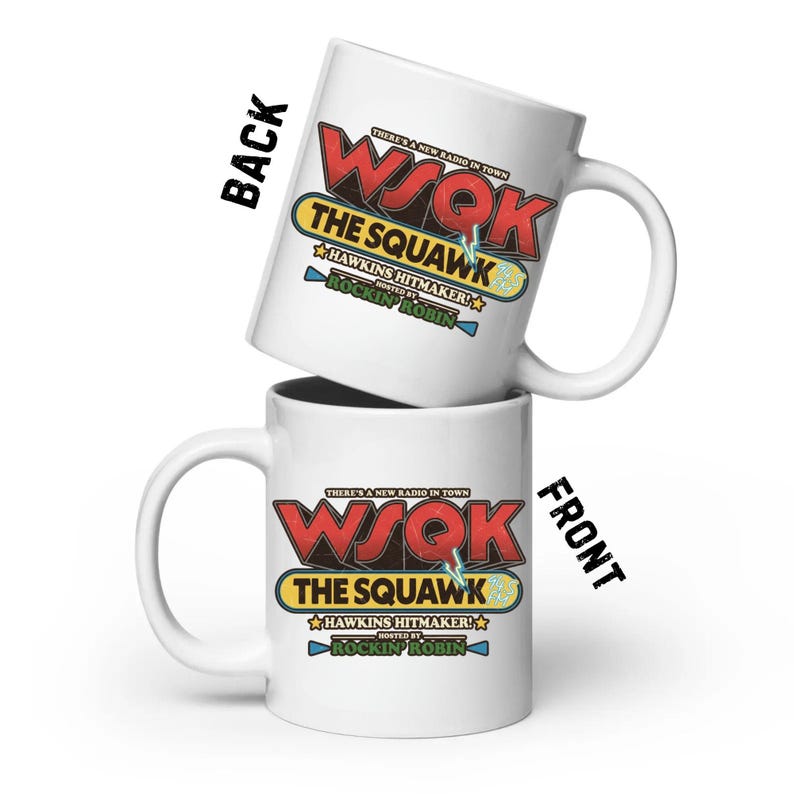 WSQK the Squawk 94.5 FM Coffee Mug,funny Mugs - Etsy