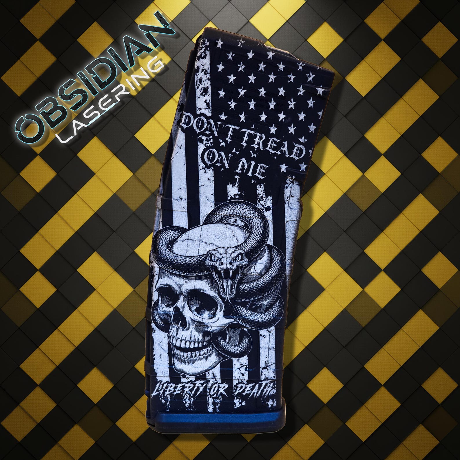 PMAG Laser Engraving Digital File - Don't Tread on Me! | Lightburn | AR ...