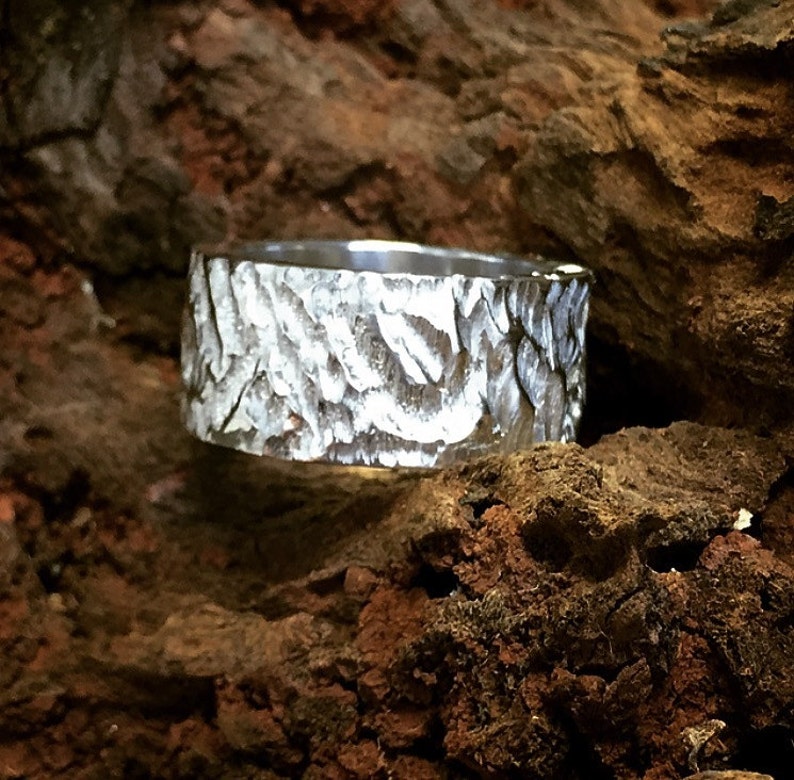 Mens Hand Made 925 Sterling Silver Chunky Fallen Angel Ring - Etsy UK