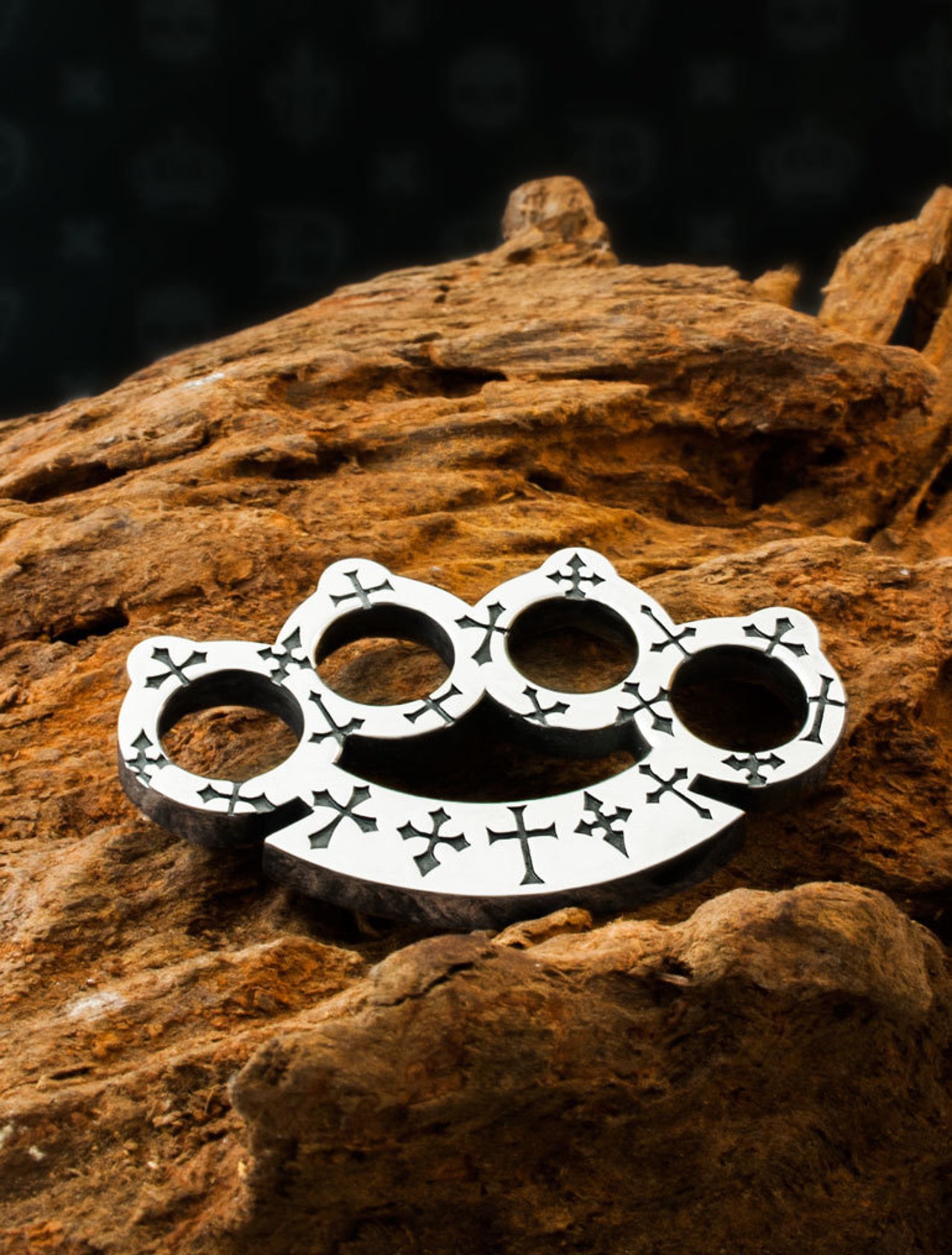 Handmade 925 Sterling Silver Cemetery Park Brass Knuckles / - Etsy UK