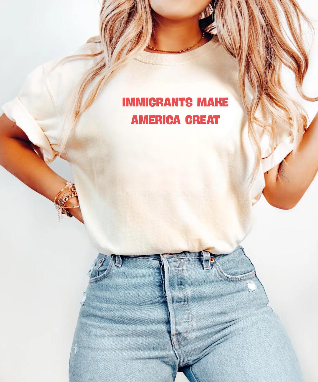 Immigrants Make America Great Pro-immigration T-shirt Activist Shirt ...