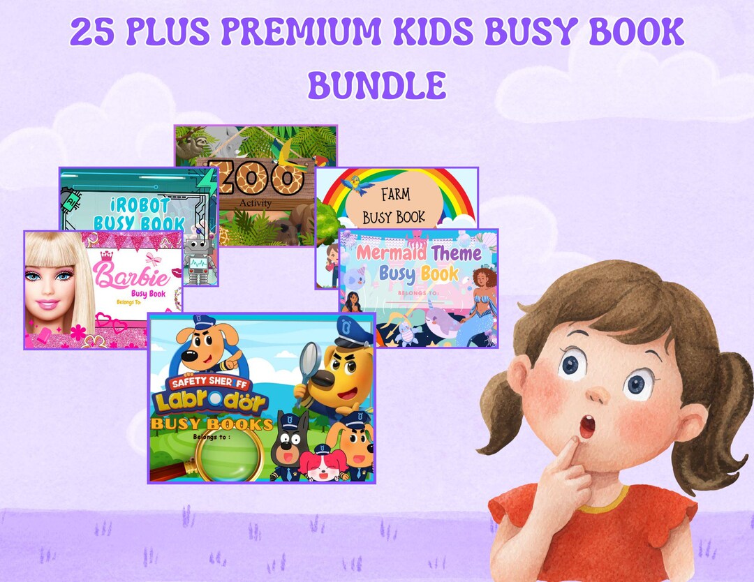 Kids Busy Book Canva Template – Editable & Fun Learning Activities - Etsy