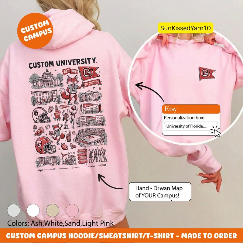 College Merch Vintage - Etsy