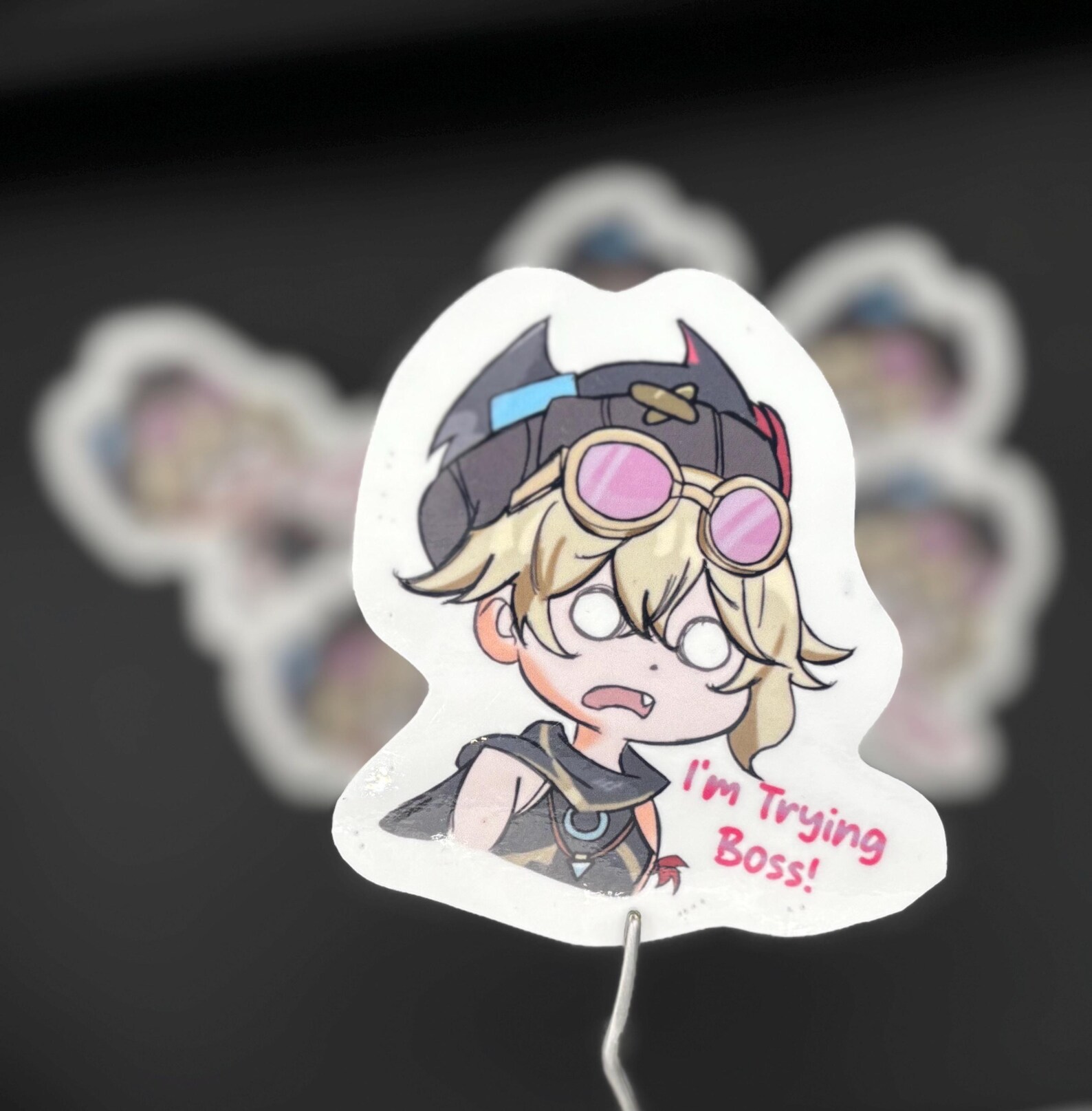Yahoda “i’m Trying Boss” | Genshin Impact | Stickers - Etsy