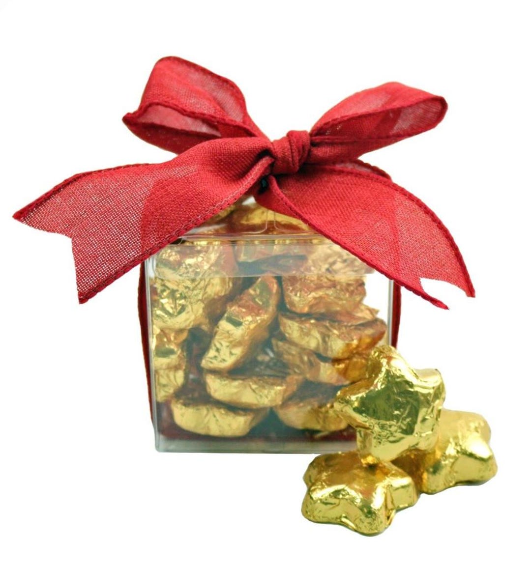 Chocolate Gold Stars Candy Treat Cube - Etsy