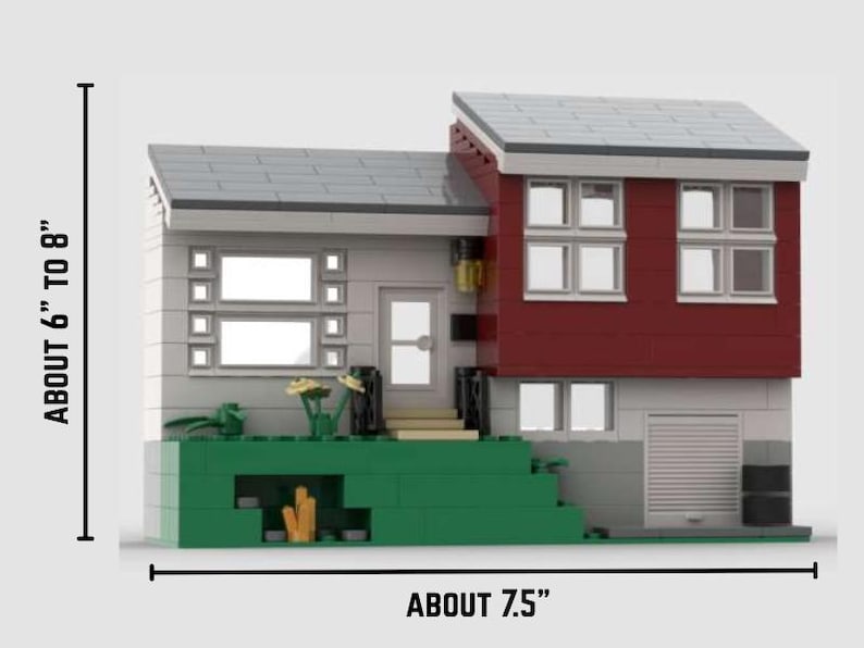 Custom LEGO® Home Facade Set | Personalized House Model | Housewarming ...