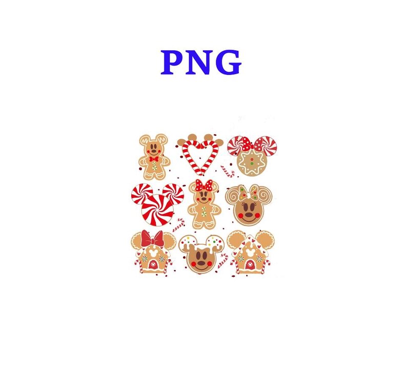 Mickey and Minnie Gingerbread File Download, Disneyland Mouse Snacks ...