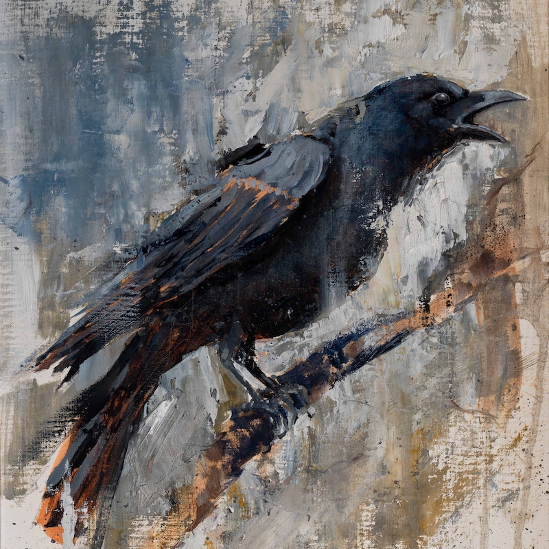 Raven Crow Art - Etsy