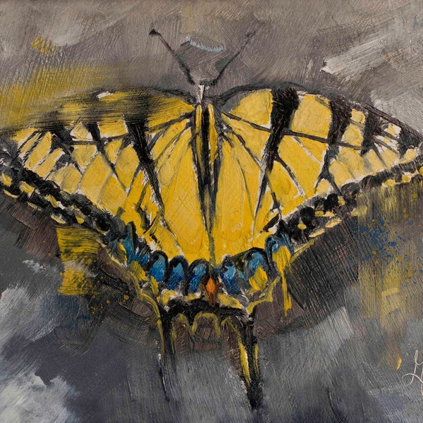 COW Expressionist Style Farm Animal Art on Canvas Giclee Print of the ...