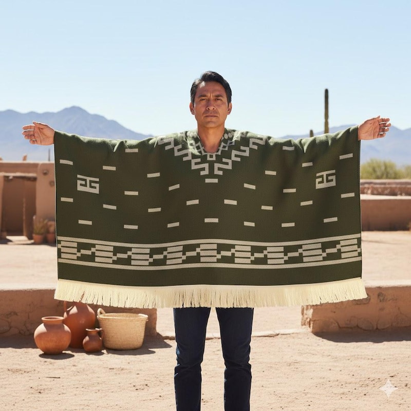 Poncho Wild West - Etsy