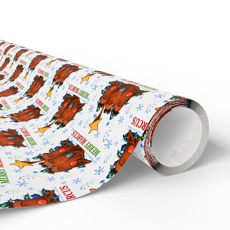 Marcus the Worm Wrapping Paper | Rigatoni Pasta Wrapping Paper | Robert ...