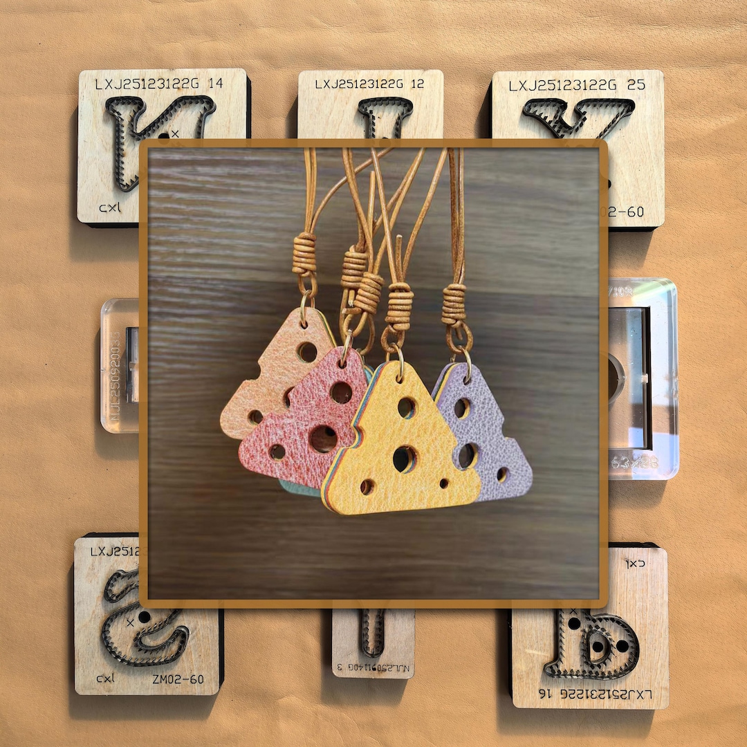 Cute Cheese Bag Charm Keychain - Laser Cut Wood Die for DIY Crafts - Etsy