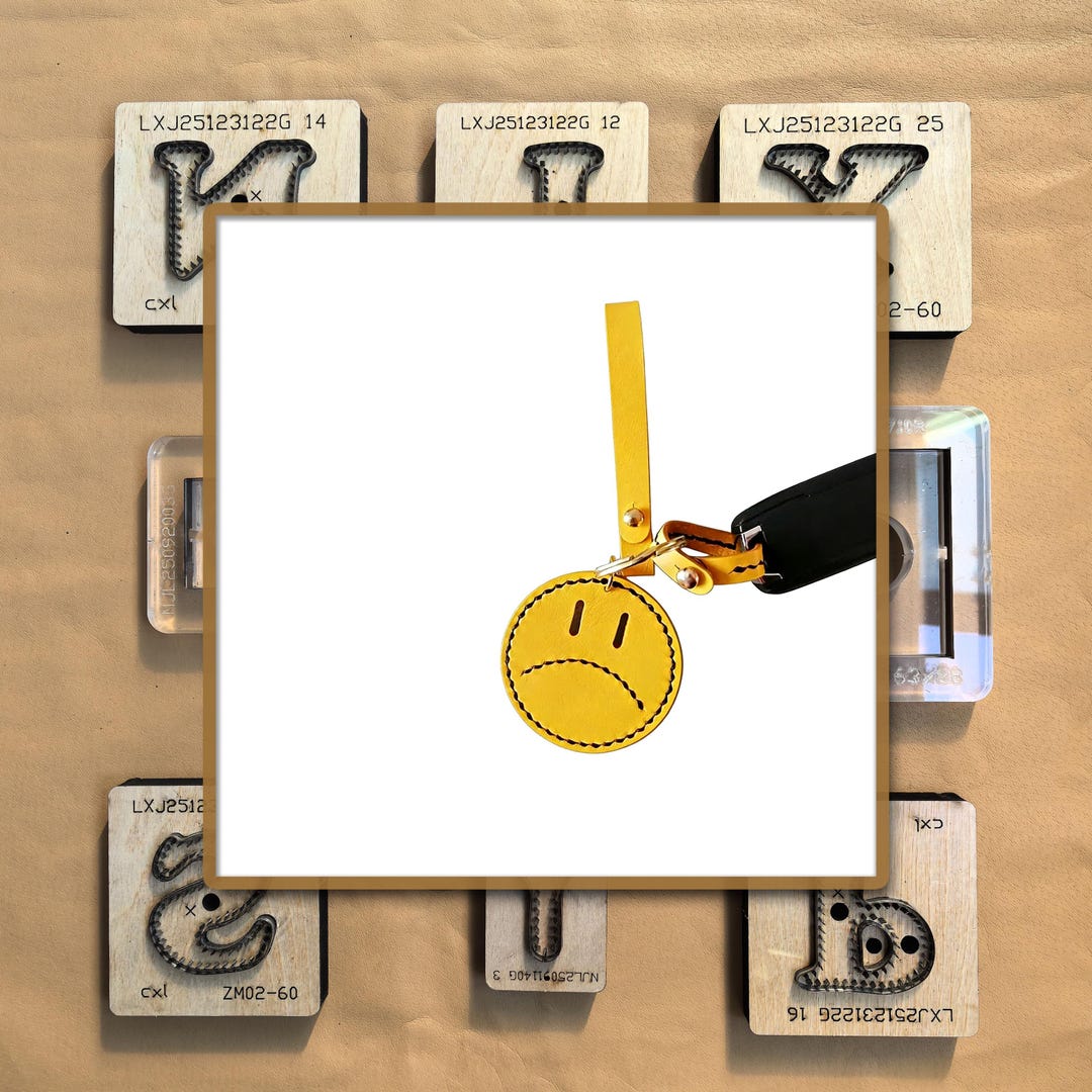 Smiley Face Charm Die Cut - DIY Craft Cutting Die for Handmade ...