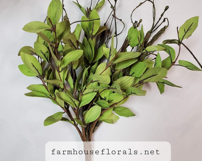 Tea Leaf Greenery Bush - Etsy