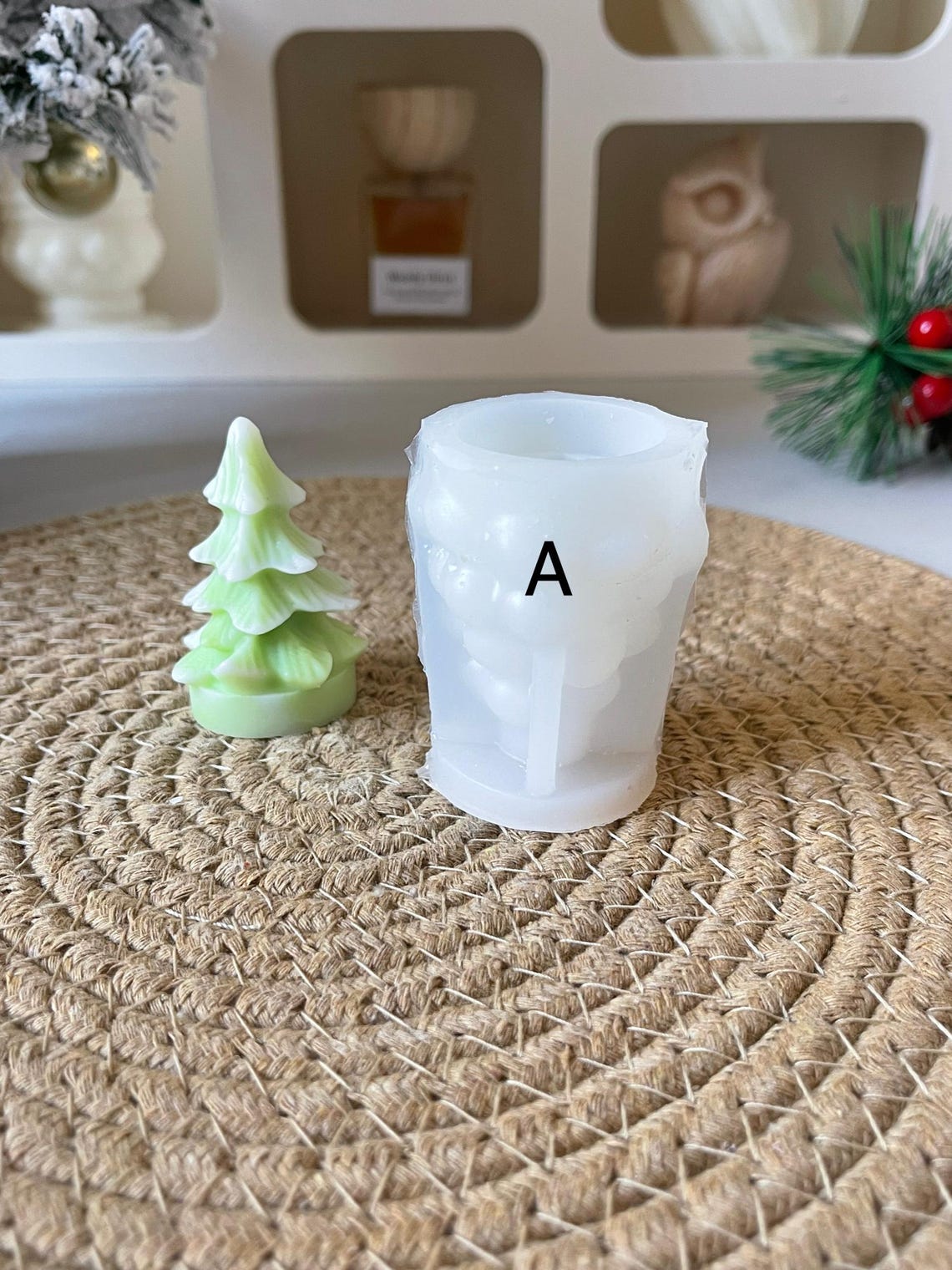 Christmas Tree Silicone Mold, Soy Wax Candle, Aromatherapy Plaster DIY - Etsy