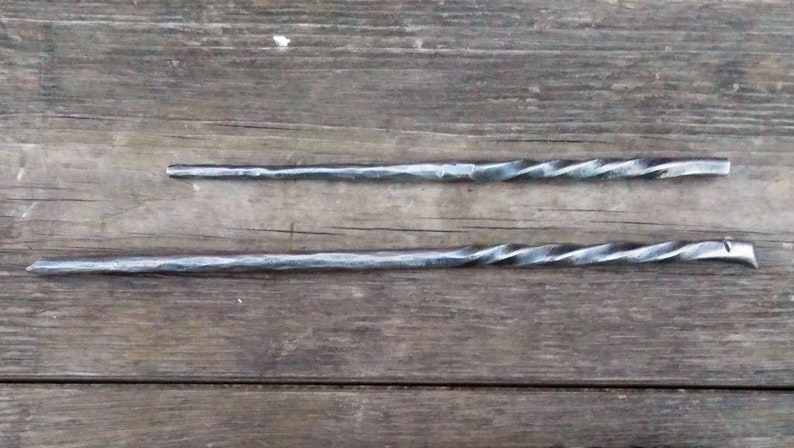 Hand Forged Metal Magic Wand. - Etsy